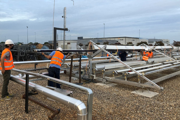 Kolzer - New Tubes with absorber coating installed in Sevilla and Casaccia